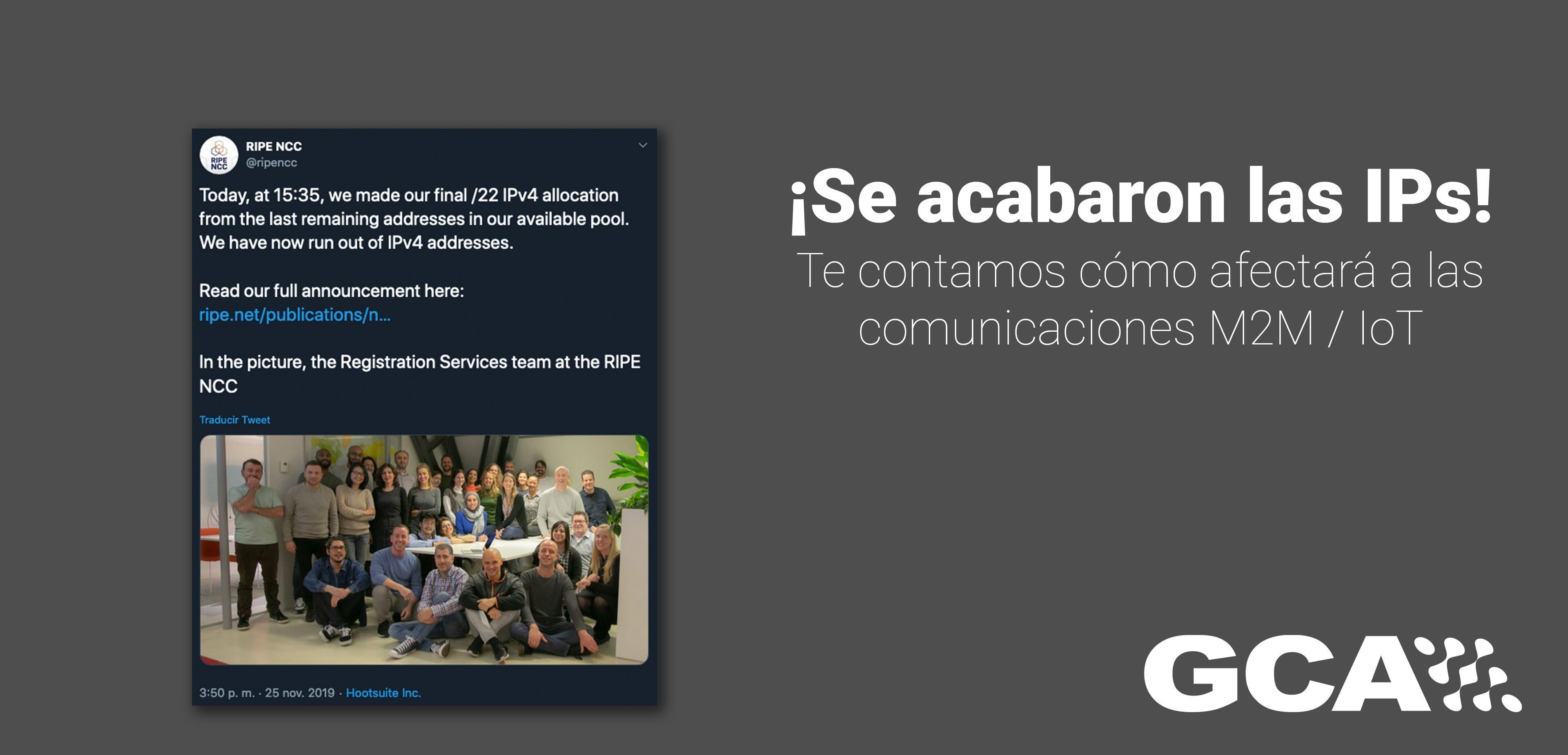 ¡Se acabó! Ya no quedan IPs... ¿y ahora qué? - CSL Communications Iberia